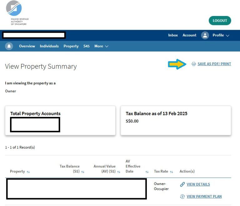 How to Get Your CPF Property Statement (Step-by-Step Guide)